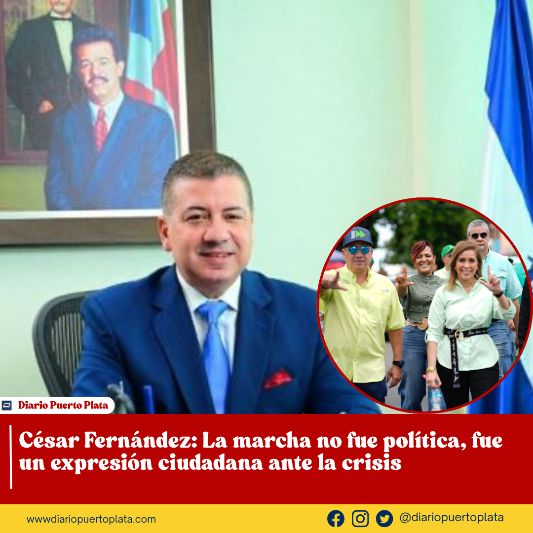César Fernández: La marcha no fue política, fue una expresión ciudadana ...