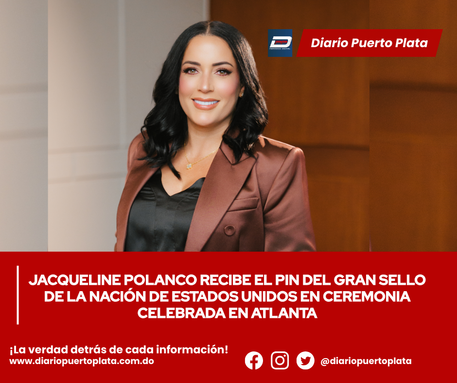 Jacqueline Polanco recibe el Pin del Gran Sello de la Nación de Estados ...